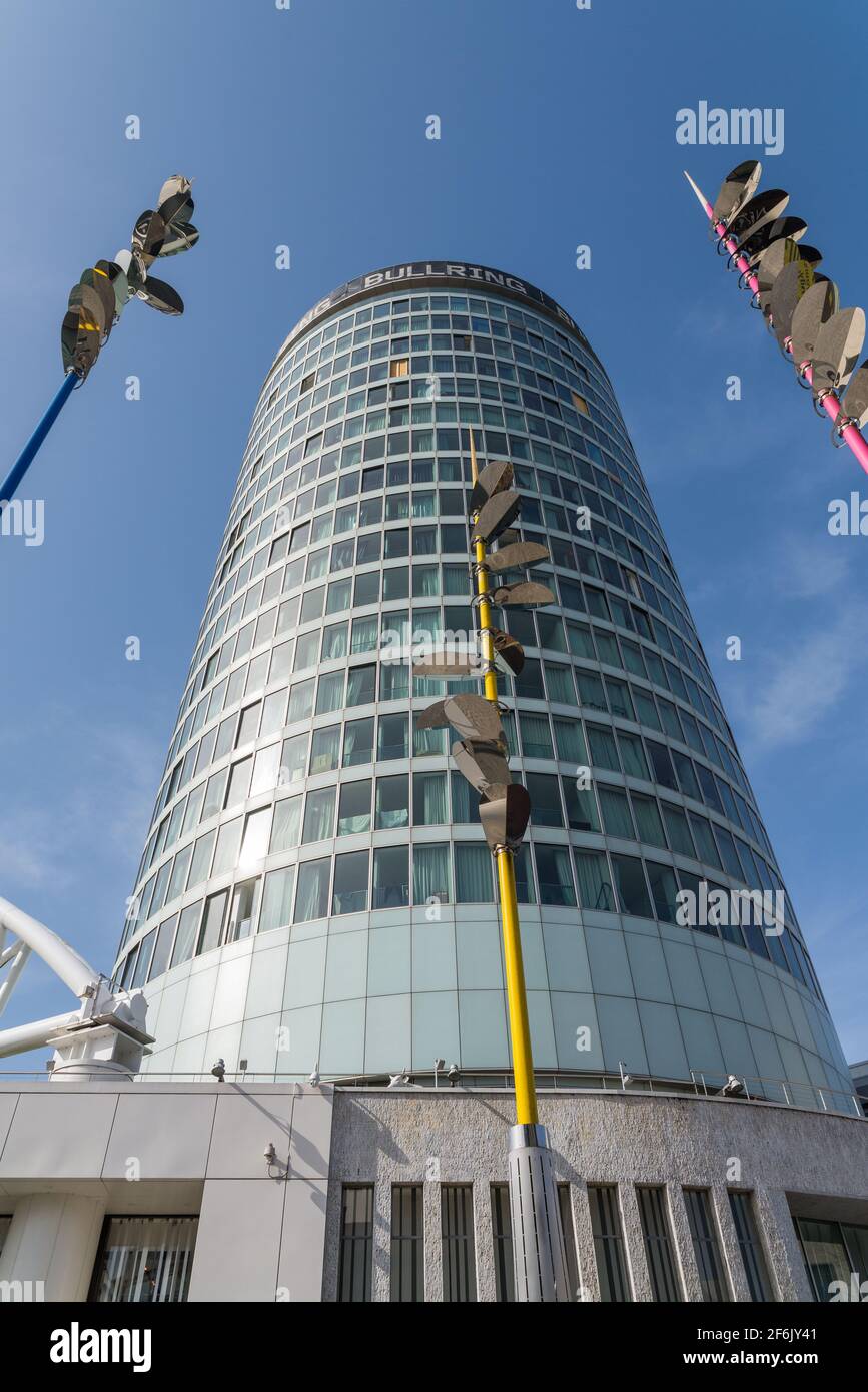 The Rotunda building in Birmingham city centre, West Midlands Stock ...