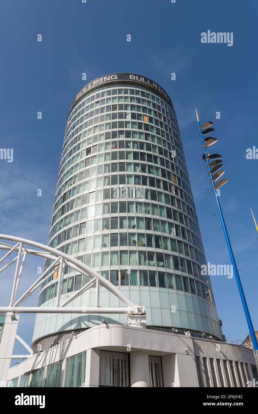 The Rotunda building in Birmingham city centre, West Midlands Stock ...