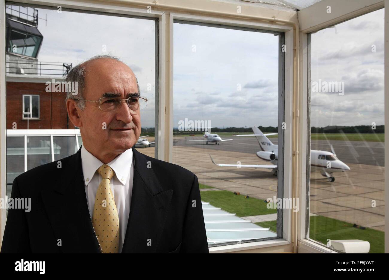 Biggin Hill Airport.... Demonstrators blocked the front gate to the ...