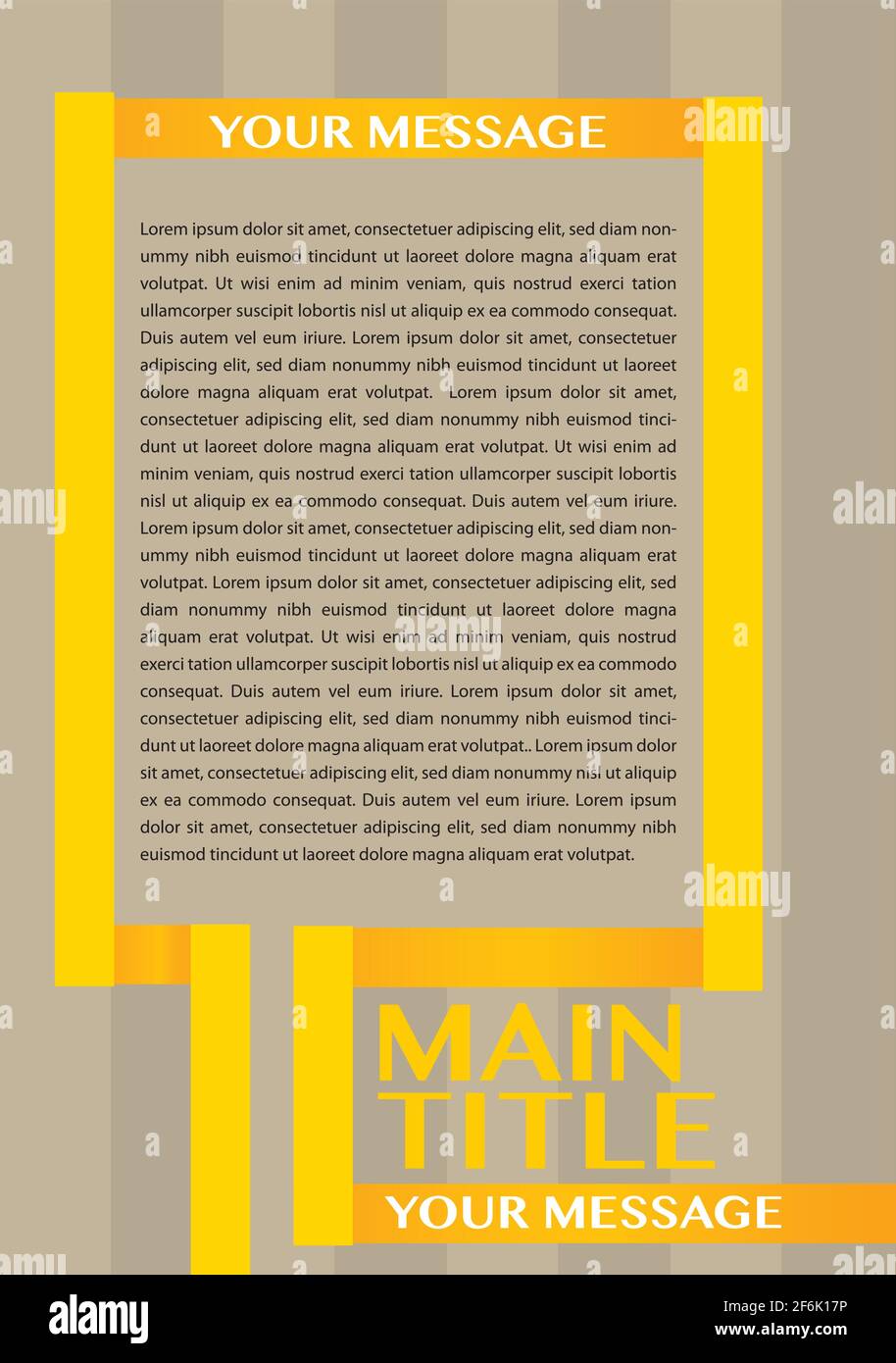 Paper folding Vector Layout Design Template with area for texts Stock ...