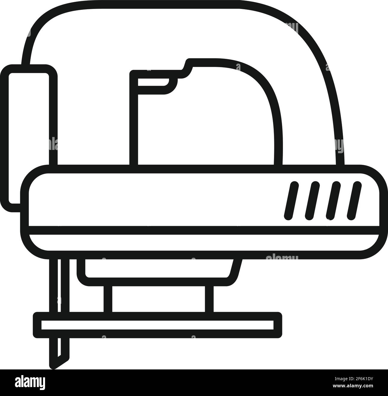 Power electric chainsaw icon Black and White Stock Photos & Images - Alamy