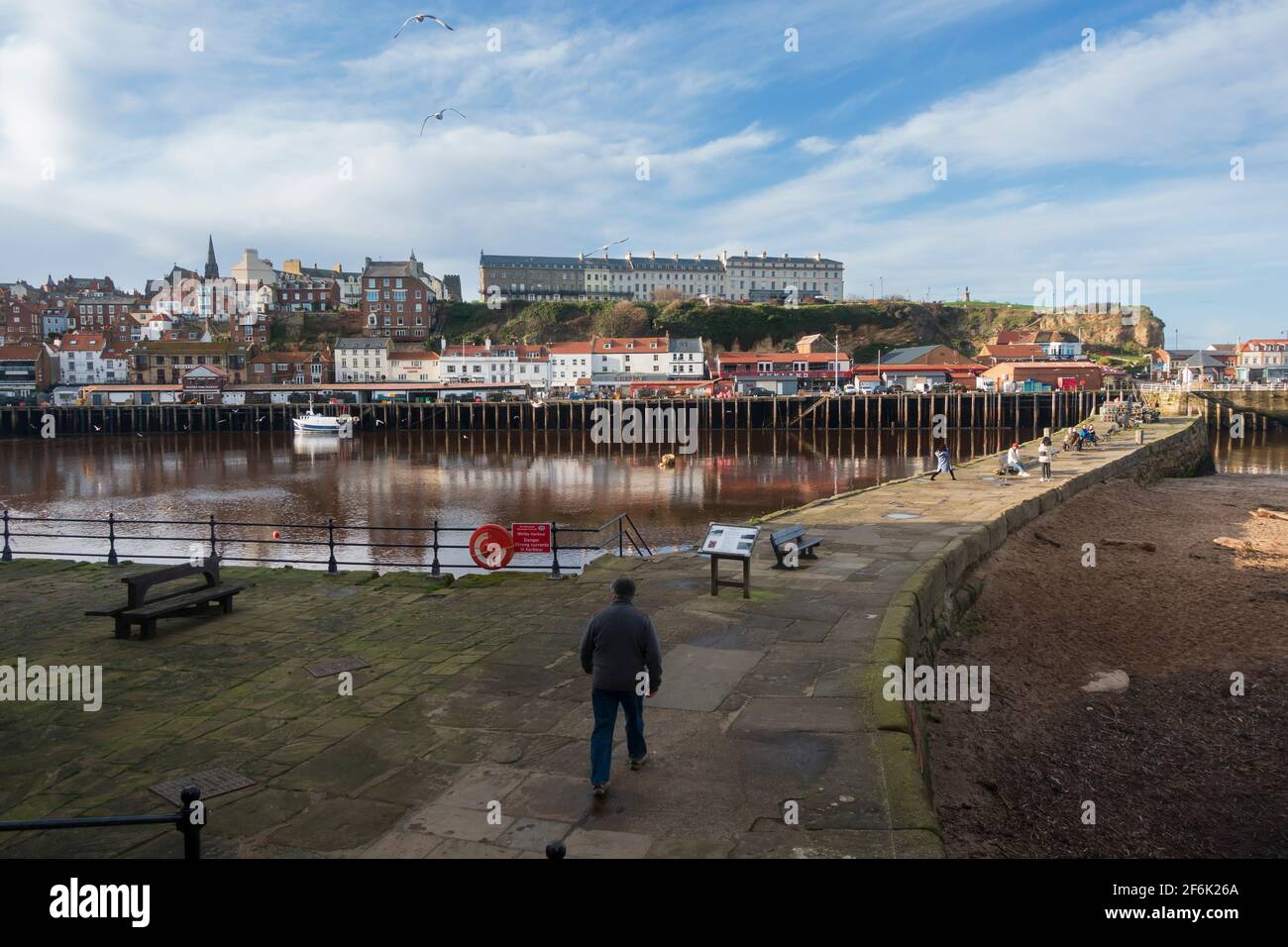 Whitby harbour, North Yorkshire Stock Photo - Alamy
