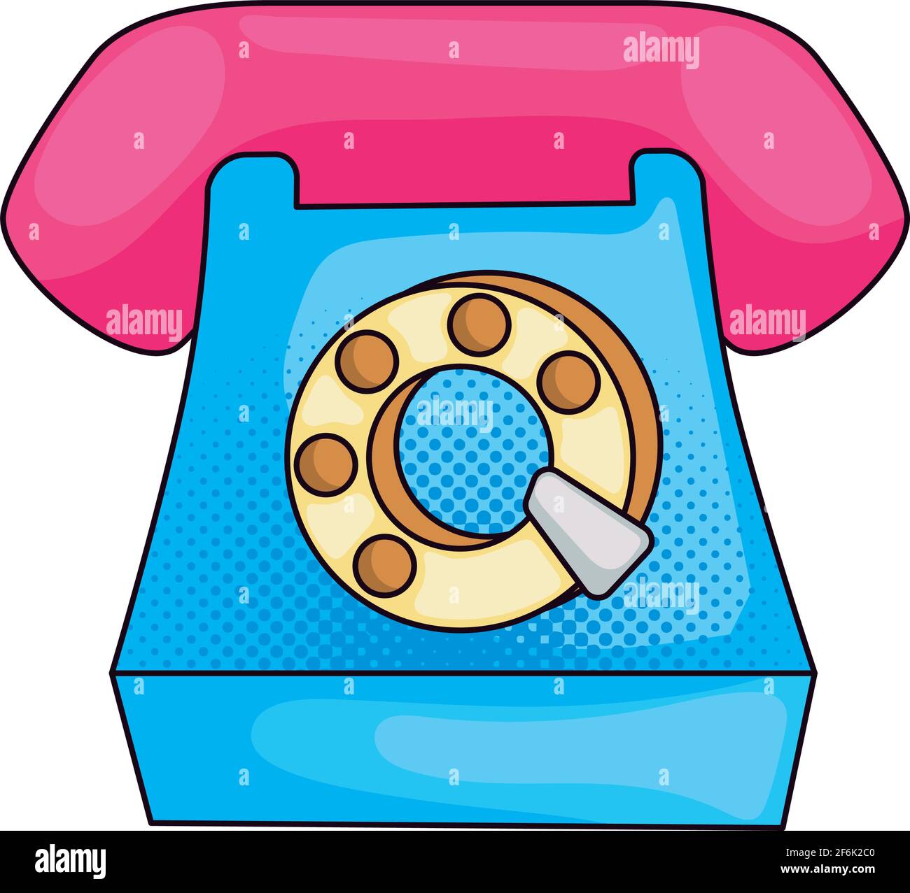 retro telephone icon Stock Vector Image & Art - Alamy