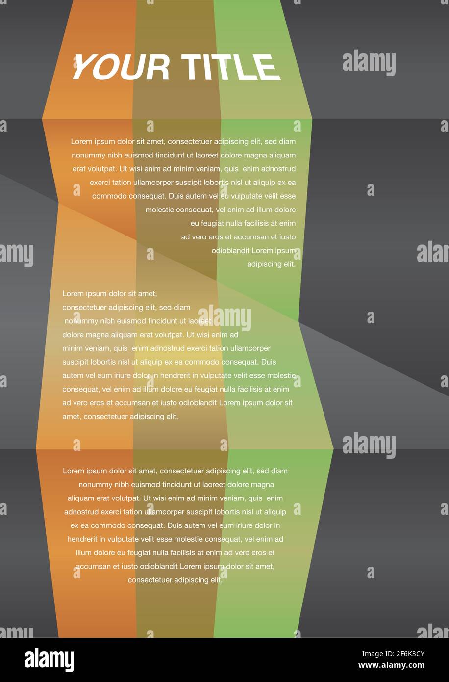 Vector illustration layout with own area for text Stock Vector Image ...