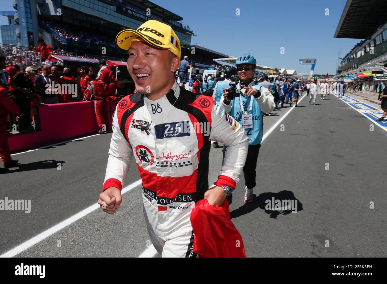 CHENG David (usa), Oreca 07 Gibson team Jackie Chan DC racing, ambiance ...