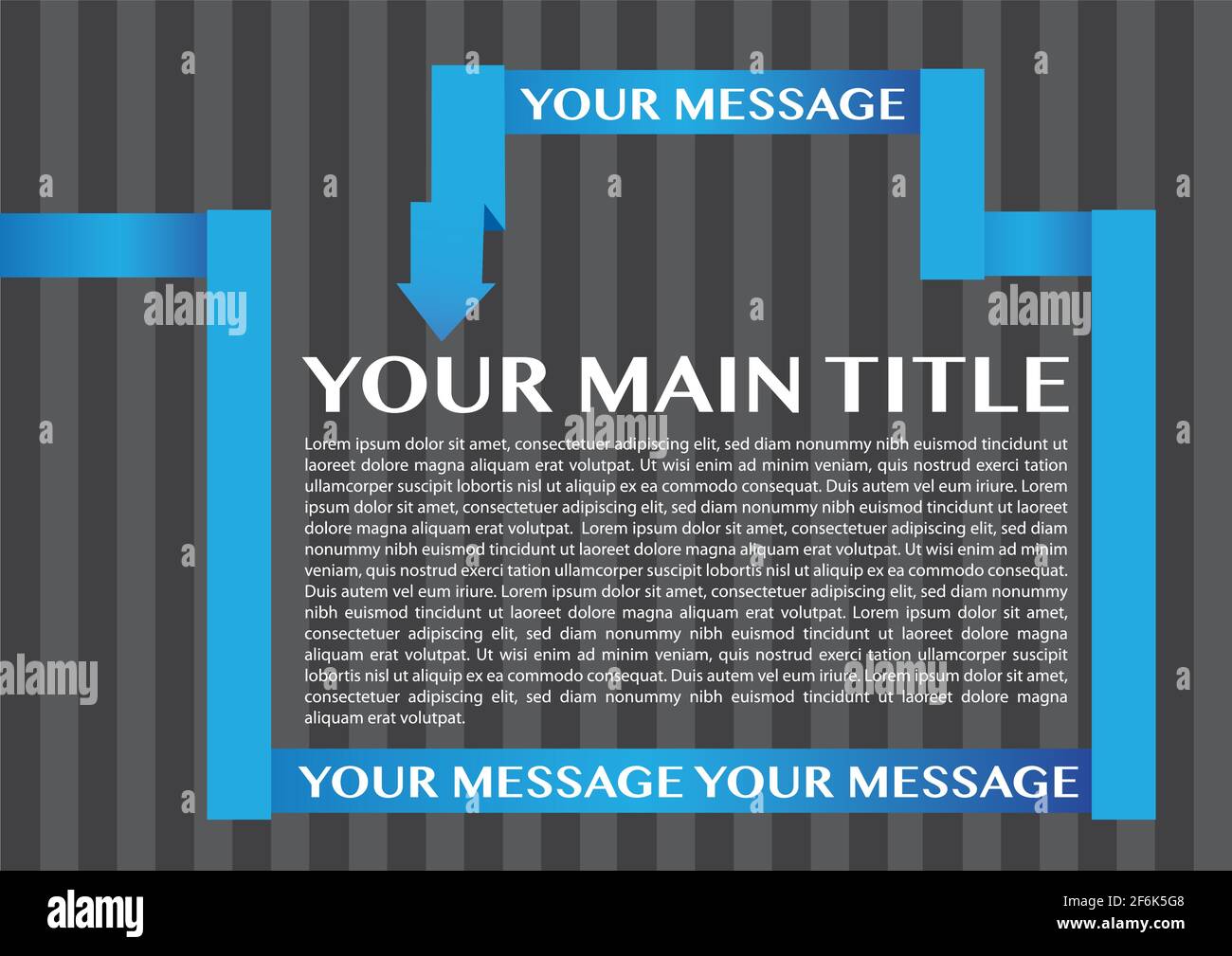 Paper folding Vector Layout Design Template with area for texts Stock ...