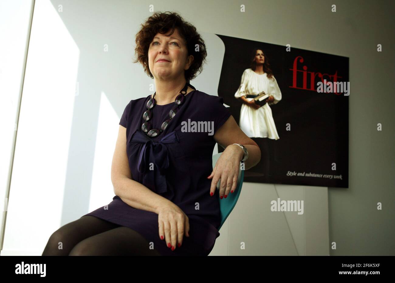 Jane Ennis, new editor of First magazine pic David Sandison 12/9/2007 ...