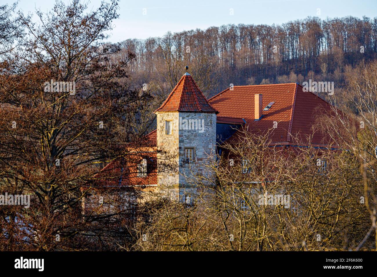 The castle of Netra in Hesse Germany Stock Photo - Alamy