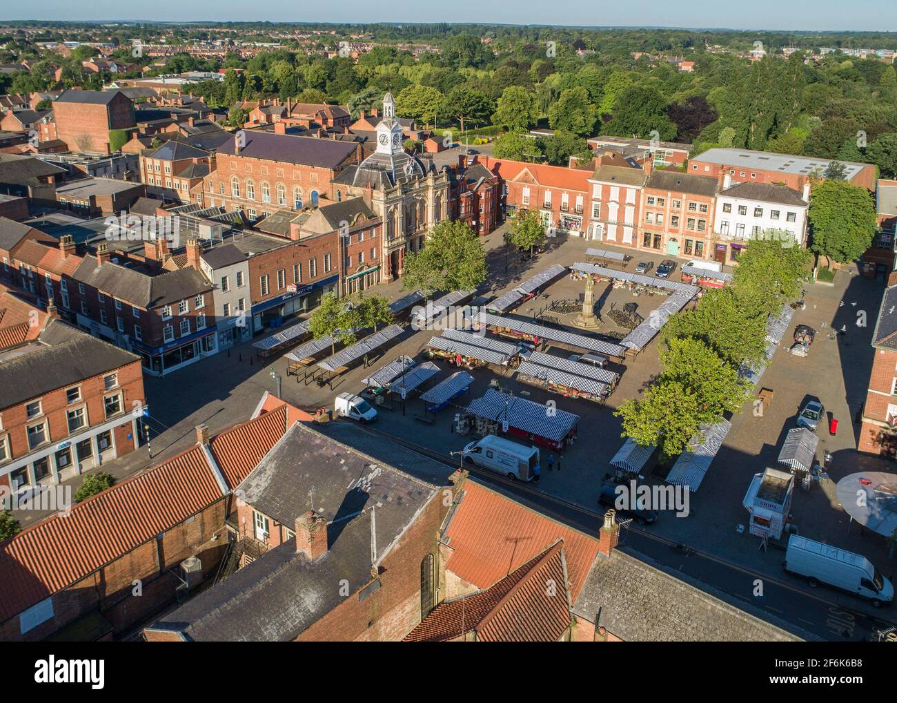 Retford aerial hi-res stock photography and images - Alamy