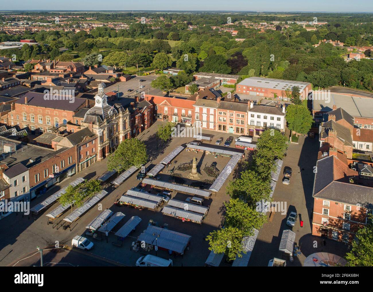 Retford aerial hi-res stock photography and images - Alamy