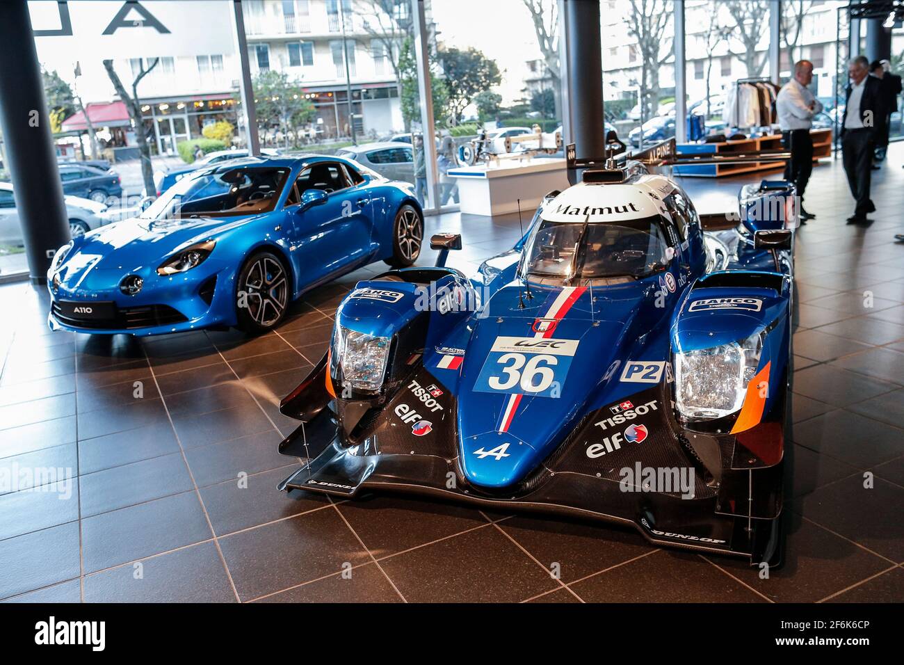 Alpine A470 Signatech Matmut during the Reveal Alpine A 470 at Boulogne ...