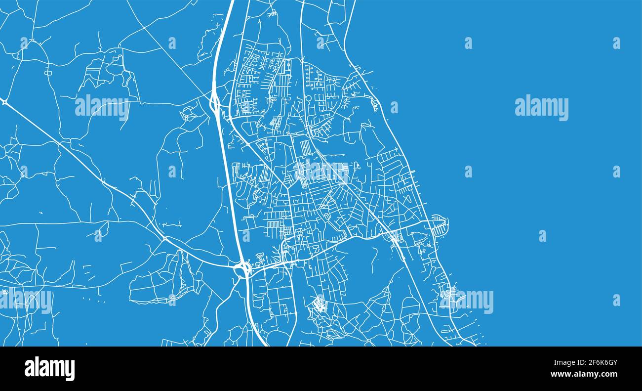 Urban vector city map of Horsholm, Denmark Stock Vector Image & Art - Alamy