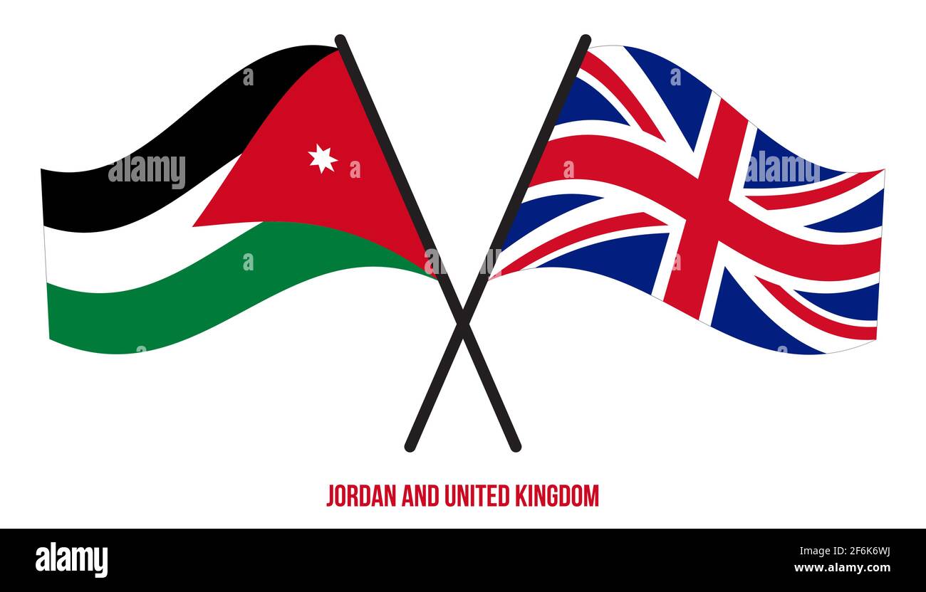 Jordan united kingdom flag Stock Vector Images - Alamy