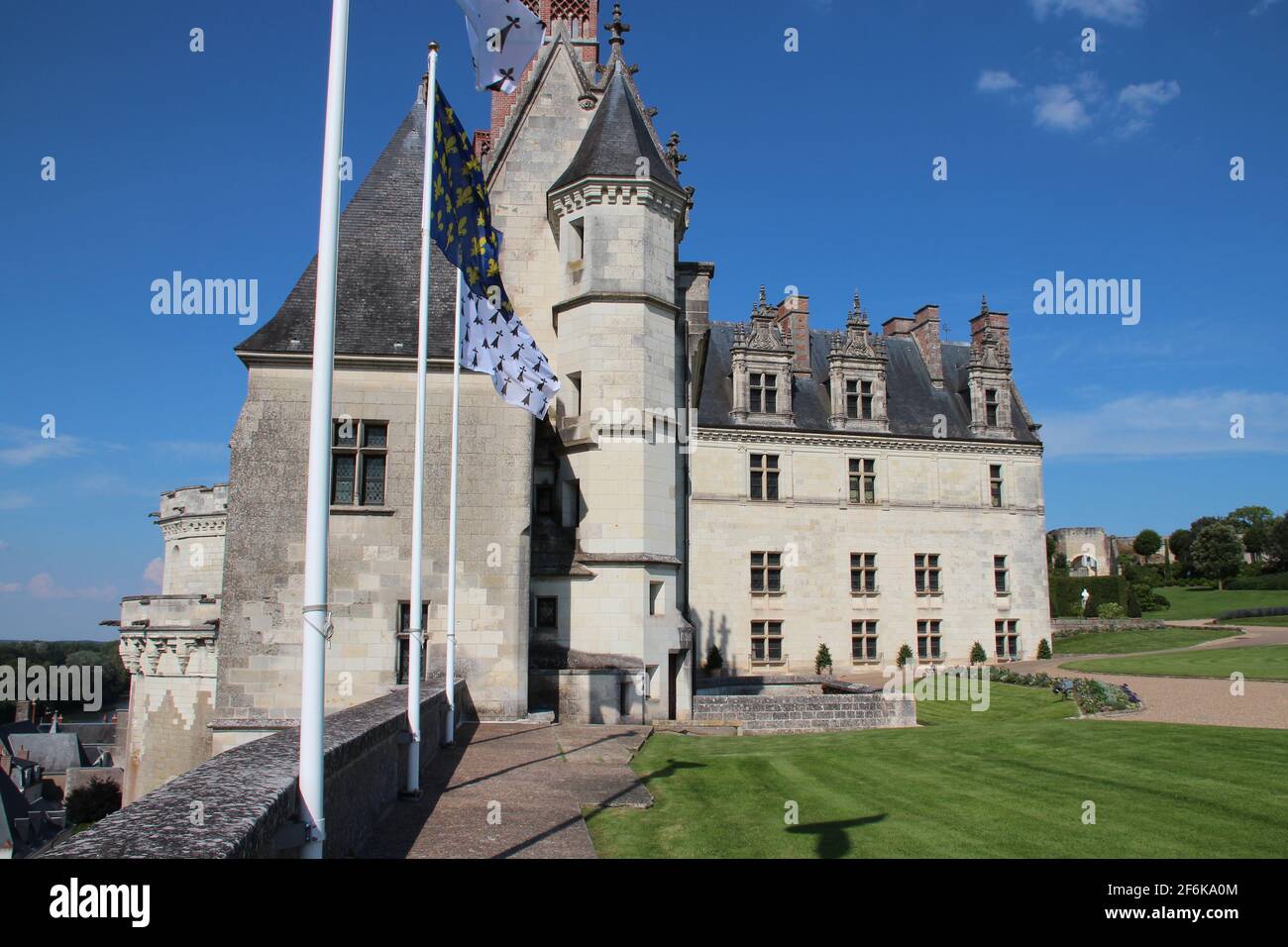 medieval and renaissance castle in amboise (france Stock Photo - Alamy