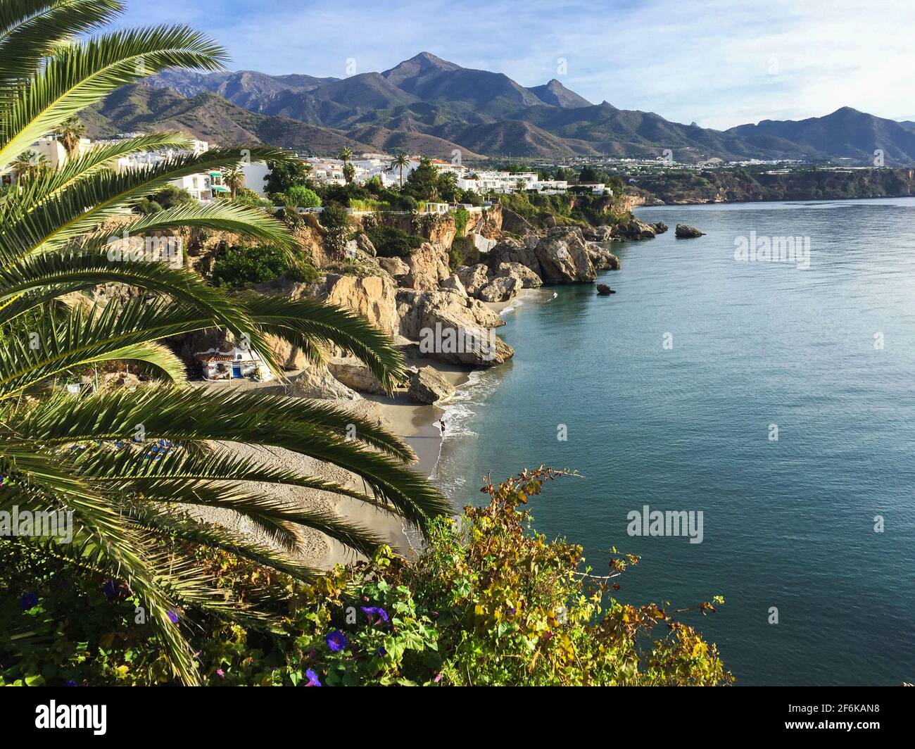 View of the picturesque beach Stock Photo - Alamy