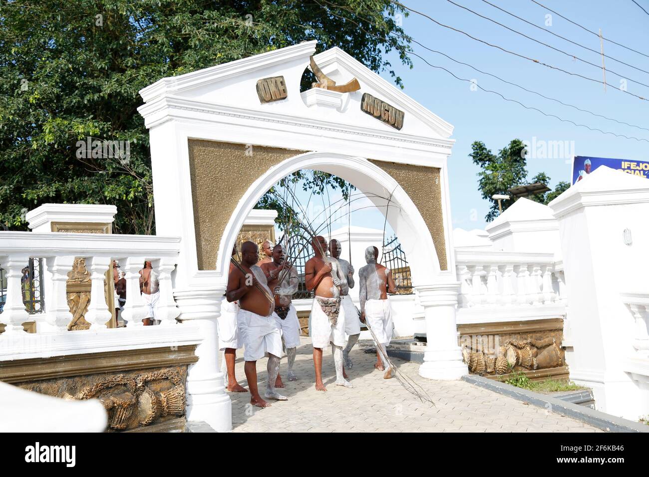 Oke Mogun Shrine, Ile-Ife, Osun State, Nigeria Stock Photo - Alamy