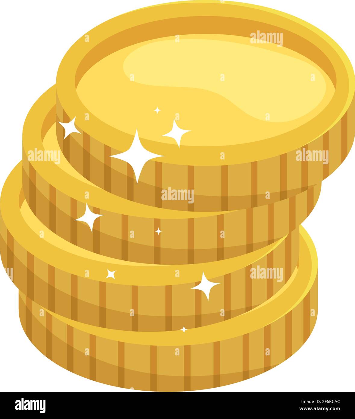 coins golden pile Stock Vector Image & Art - Alamy