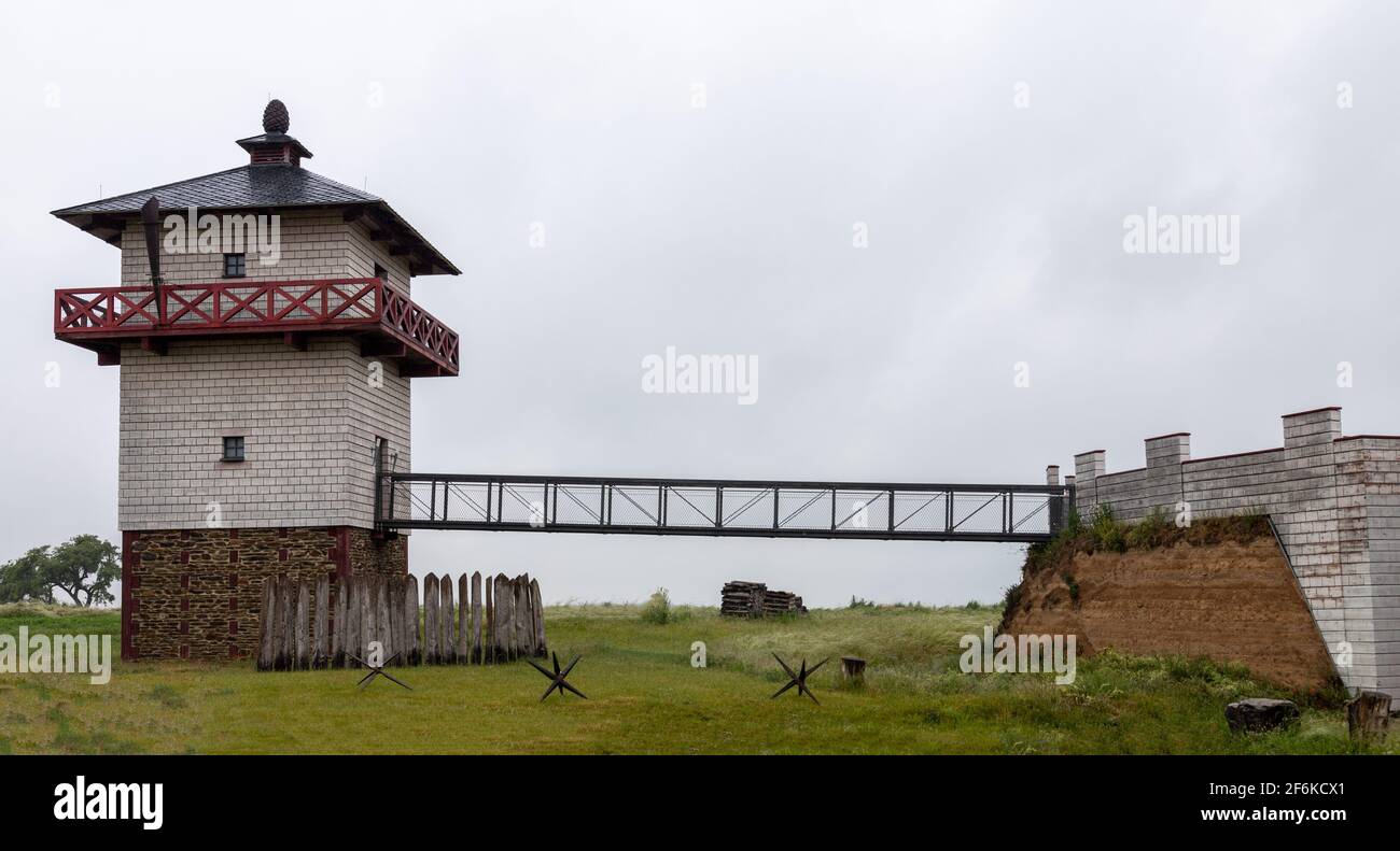 limes castle at pohl in hessen Stock Photo - Alamy