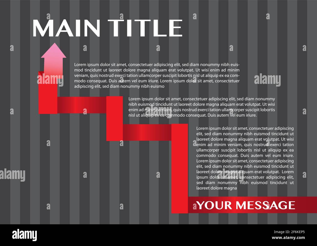 Paper folding Vector Layout Design Template with area for texts Stock ...