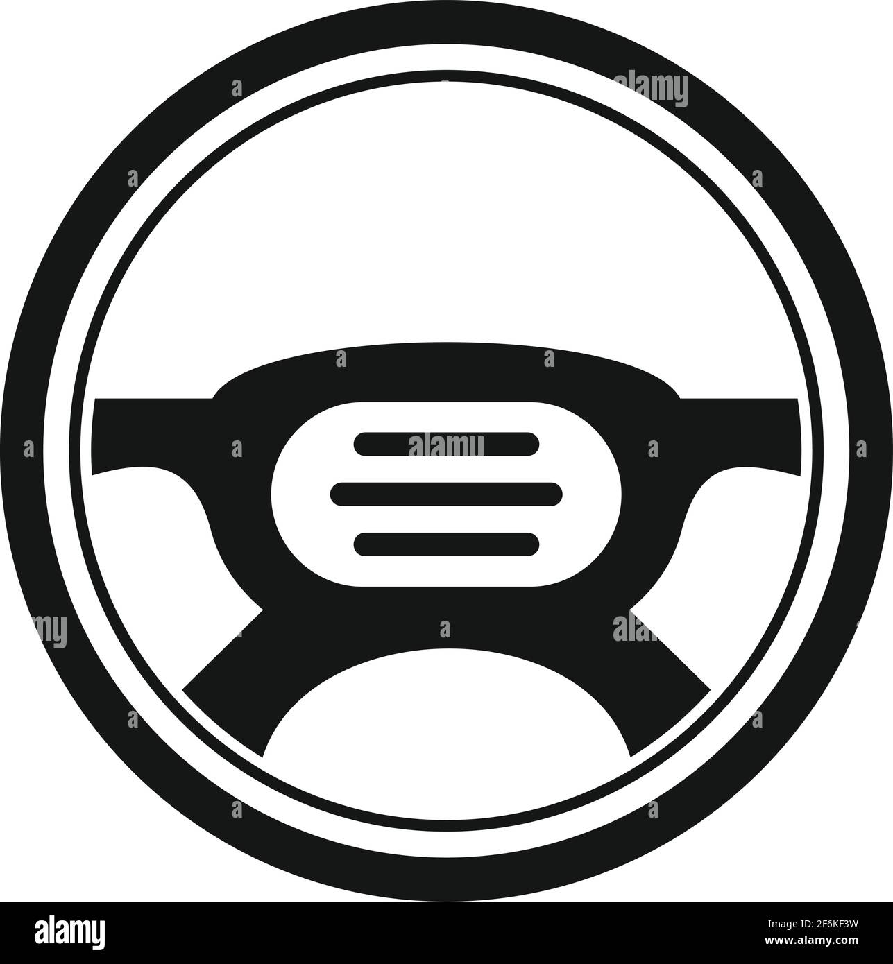 Hand steering wheel icon, simple style Stock Vector Image & Art - Alamy