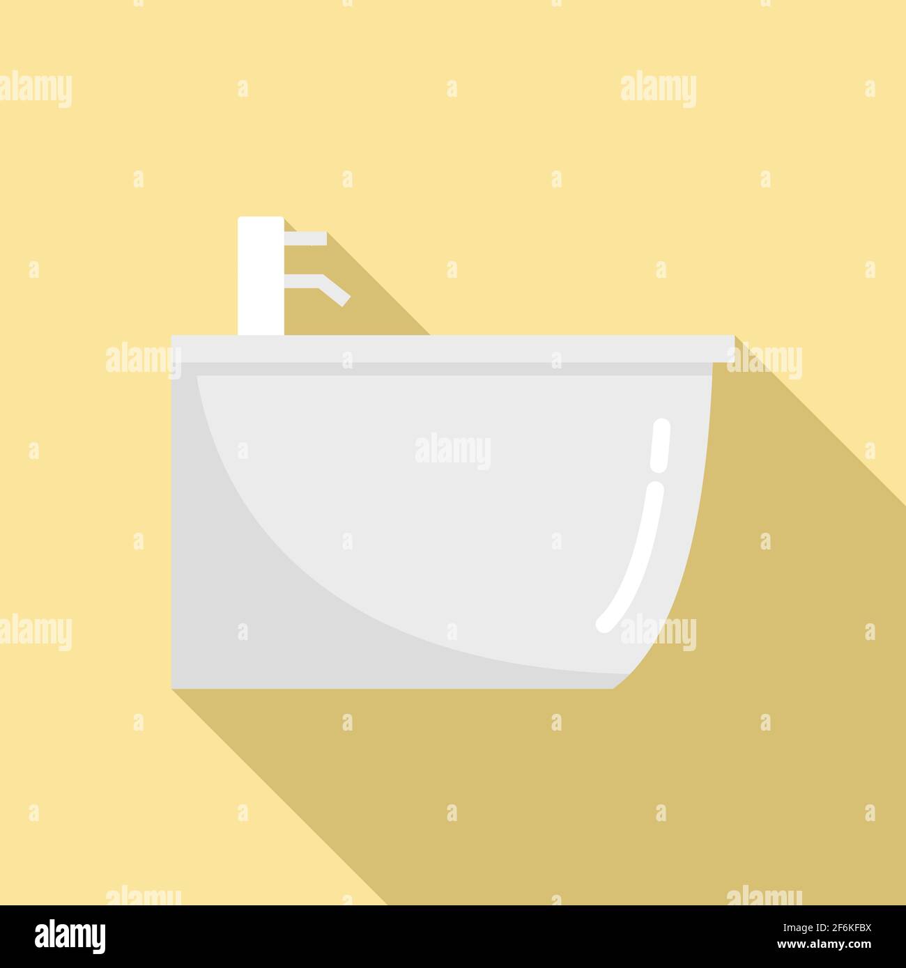 Ceramic bidet Stock Vector Images - Alamy