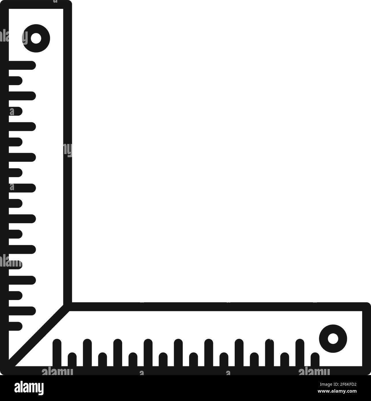 Wood square ruler Stock Vector Images - Alamy