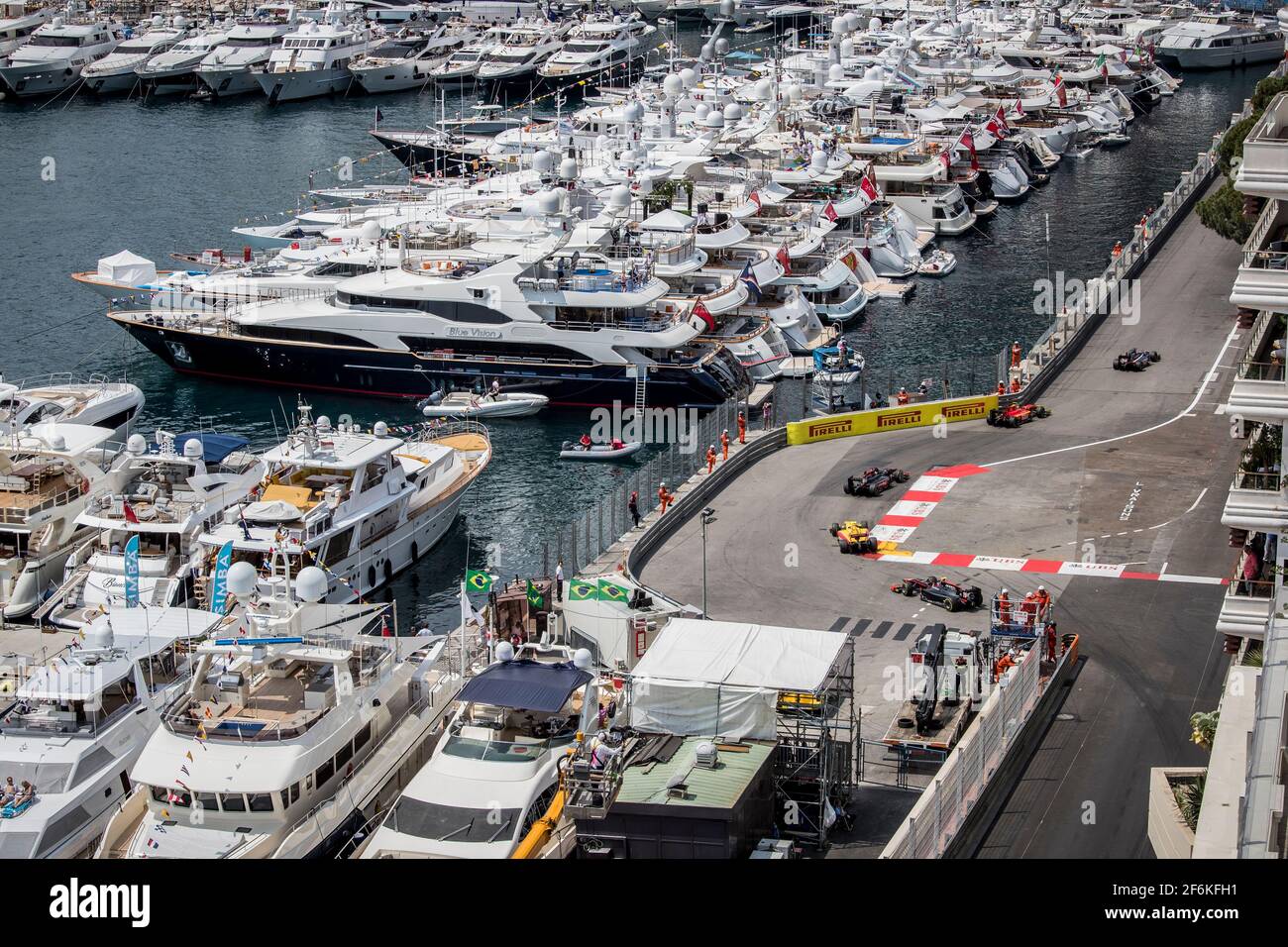 Ambiance , during the 2017 FIA Formula 2 championship of Monaco on May ...