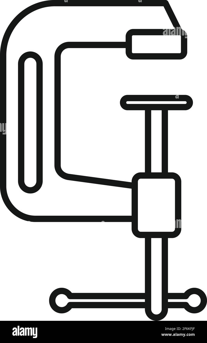 Carpenter clamp Stock Vector Images - Alamy