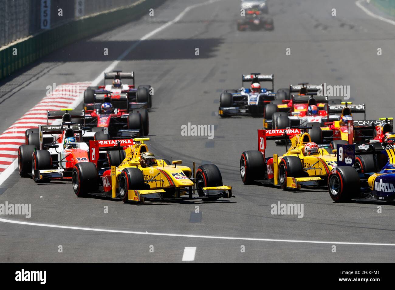 21 GELAEL Sean, Pertamina Arden, action during the 2017 Formula 2 ...