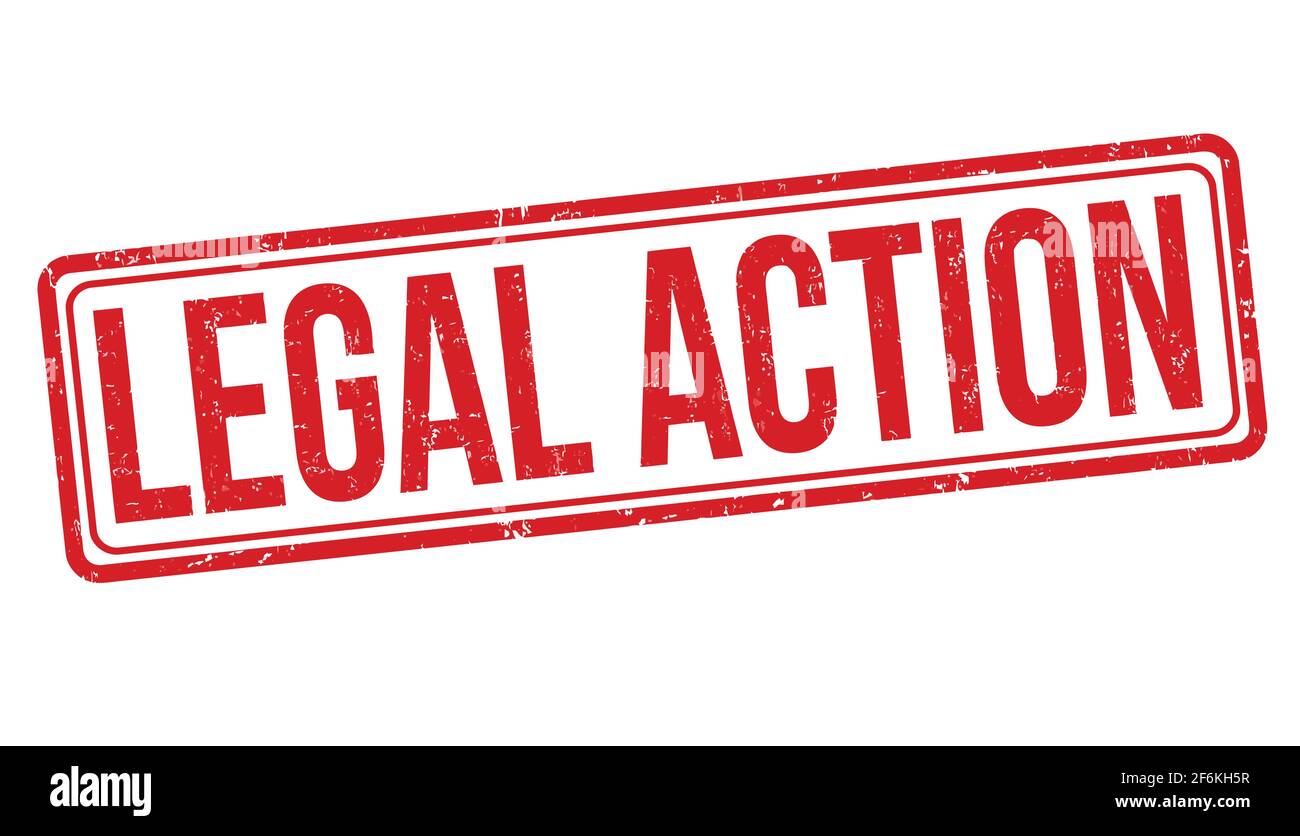 Legal action grunge rubber stamp on white background, vector illustration Stock Vector Image ...