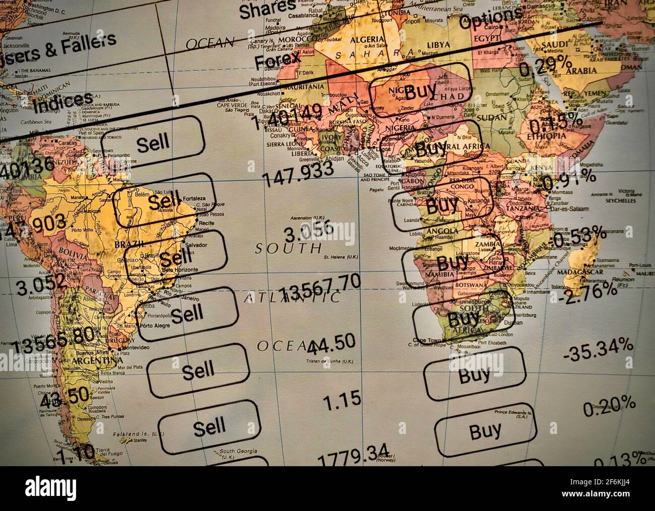 World dealing hi-res stock photography and images - Alamy