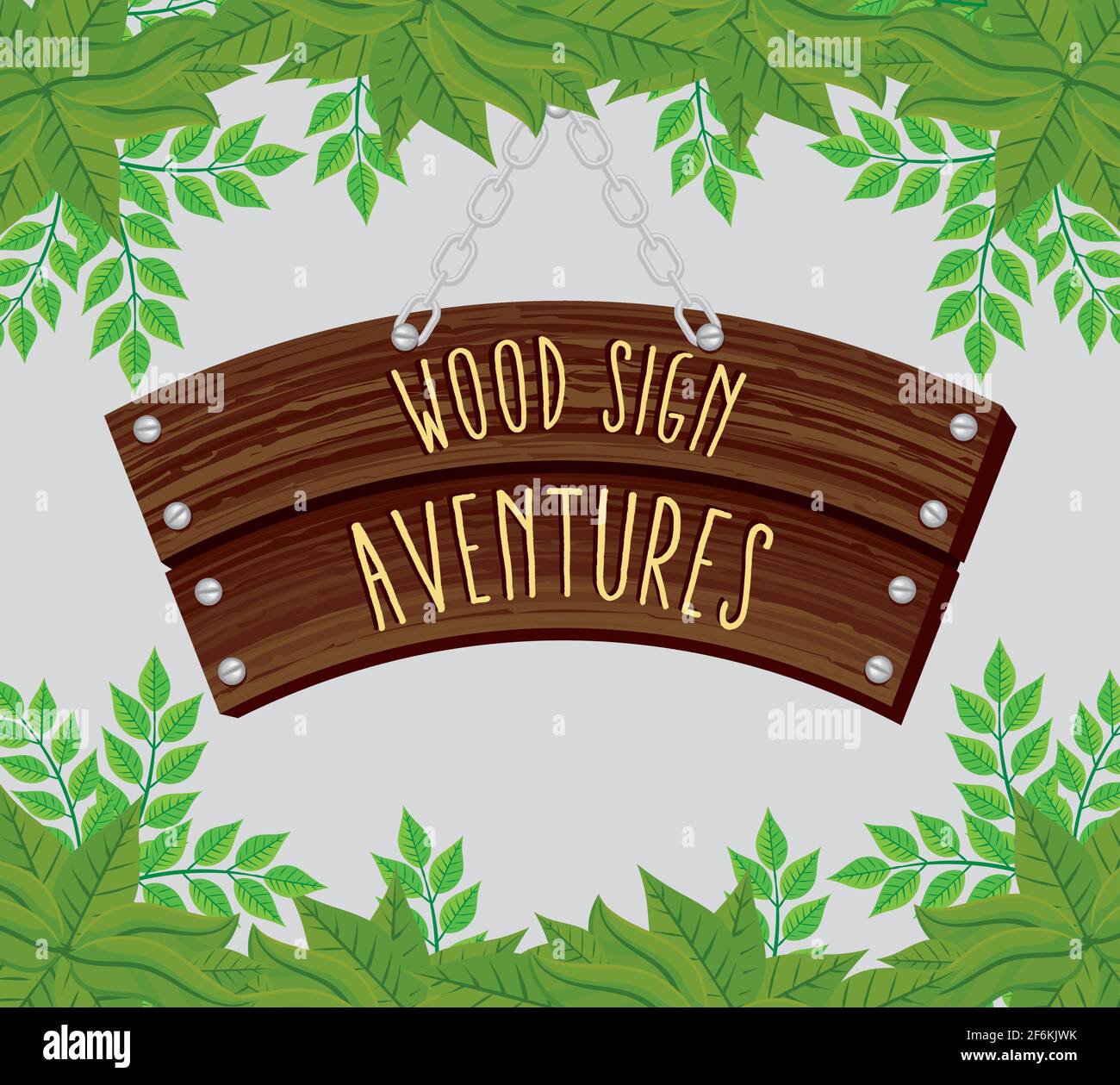 wood signal frame Stock Vector Image & Art - Alamy