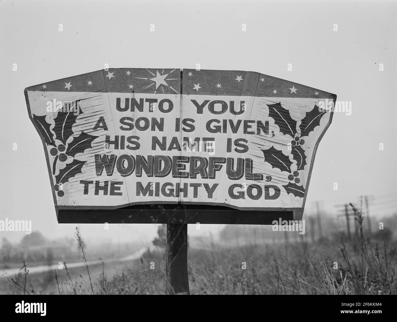 Religious sign on highway between Columbus and Augusta, Georgia ...