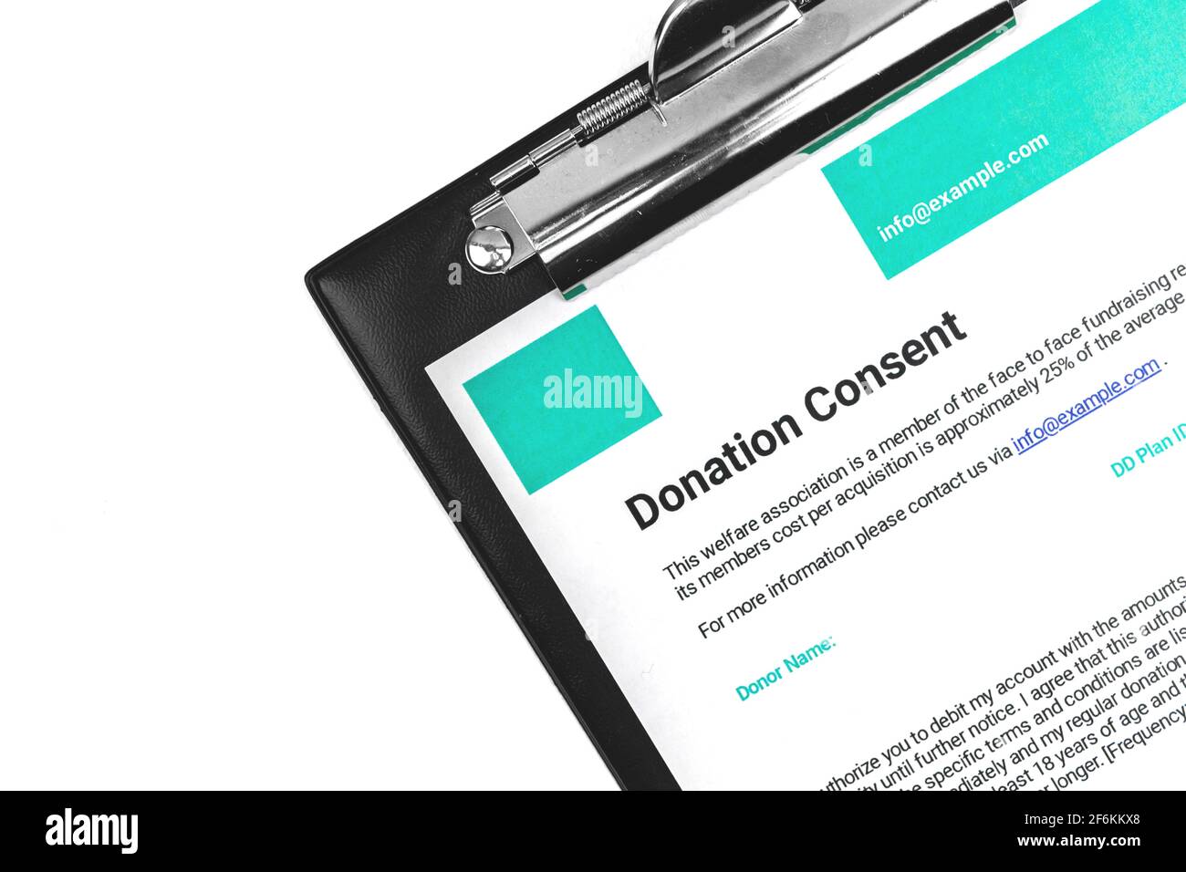 Donor consent form hi-res stock photography and images - Alamy