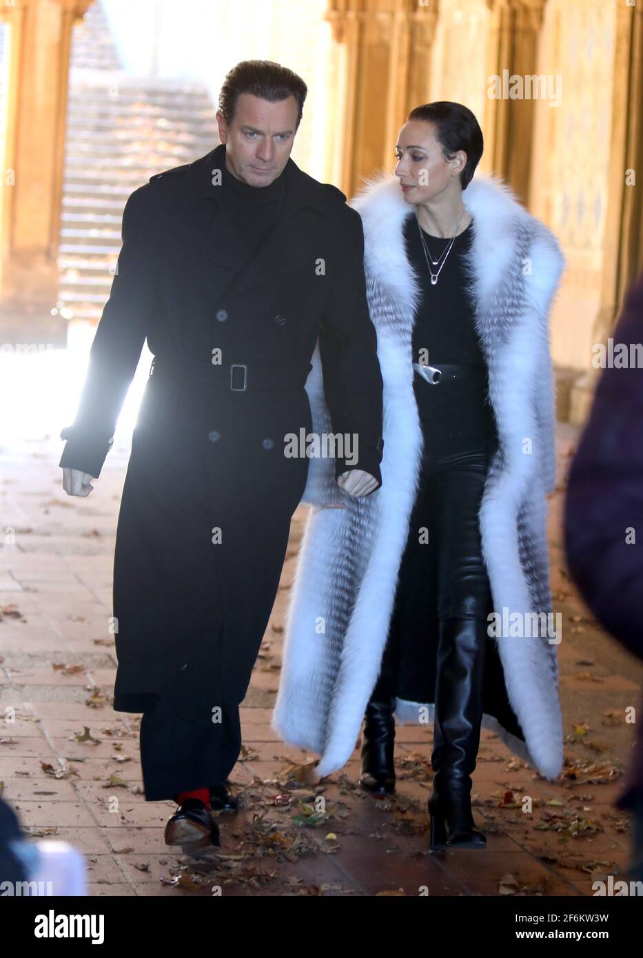 New York - NY - 20201102 - Ewan McGregor and Rebecca Dayan pictured ...