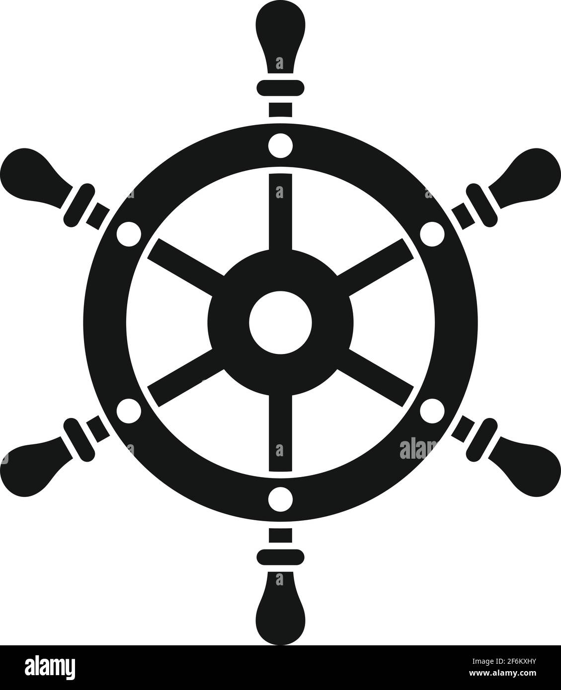 Adventure ship wheel icon, simple style Stock Vector Image & Art - Alamy