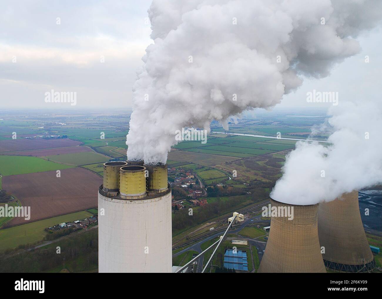 Cottam Power Station near Retford Stock Photo - Alamy