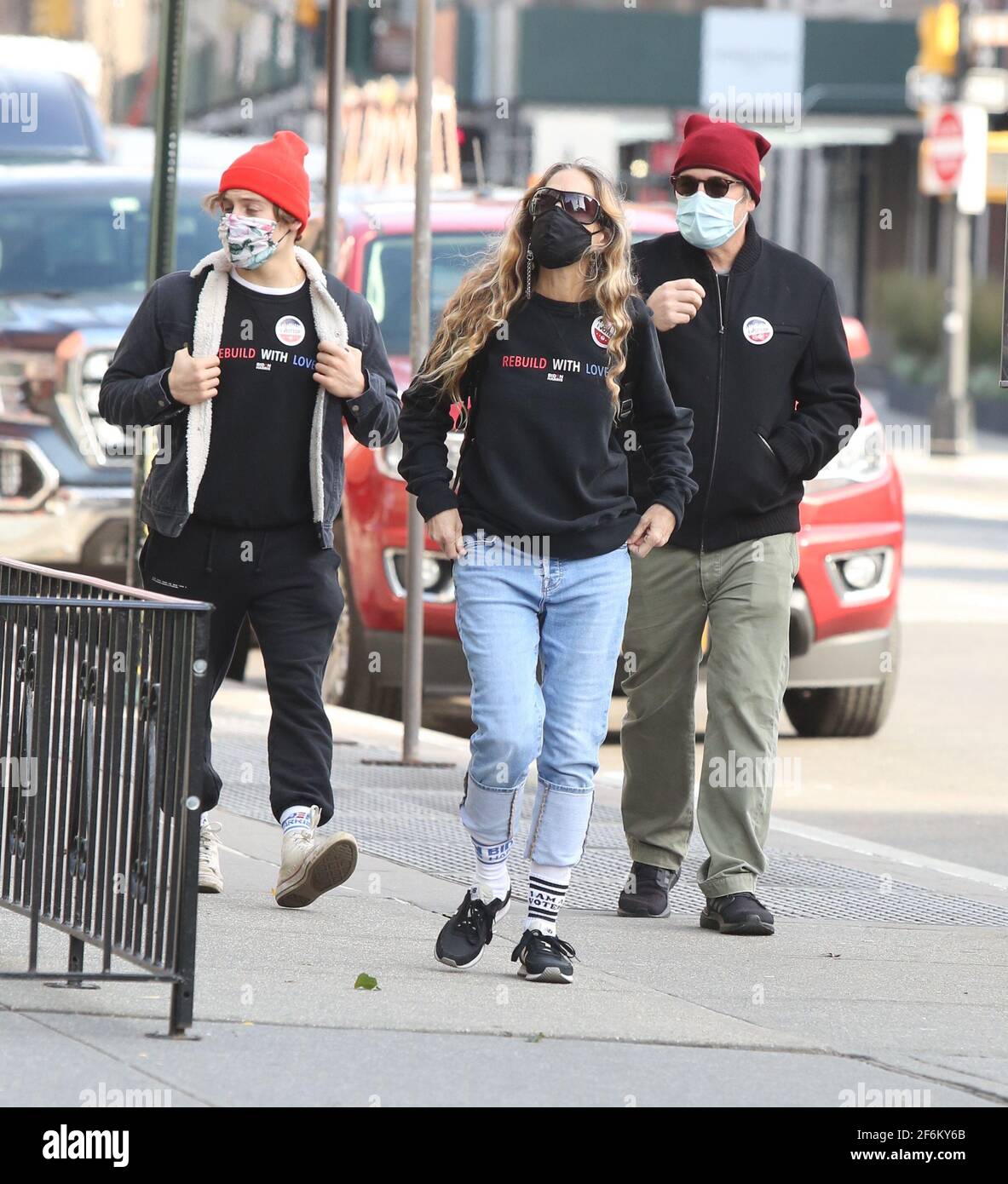 New York - NY - 11/03/2020 - Sarah Jessica Parker and Matthew Broderick ...