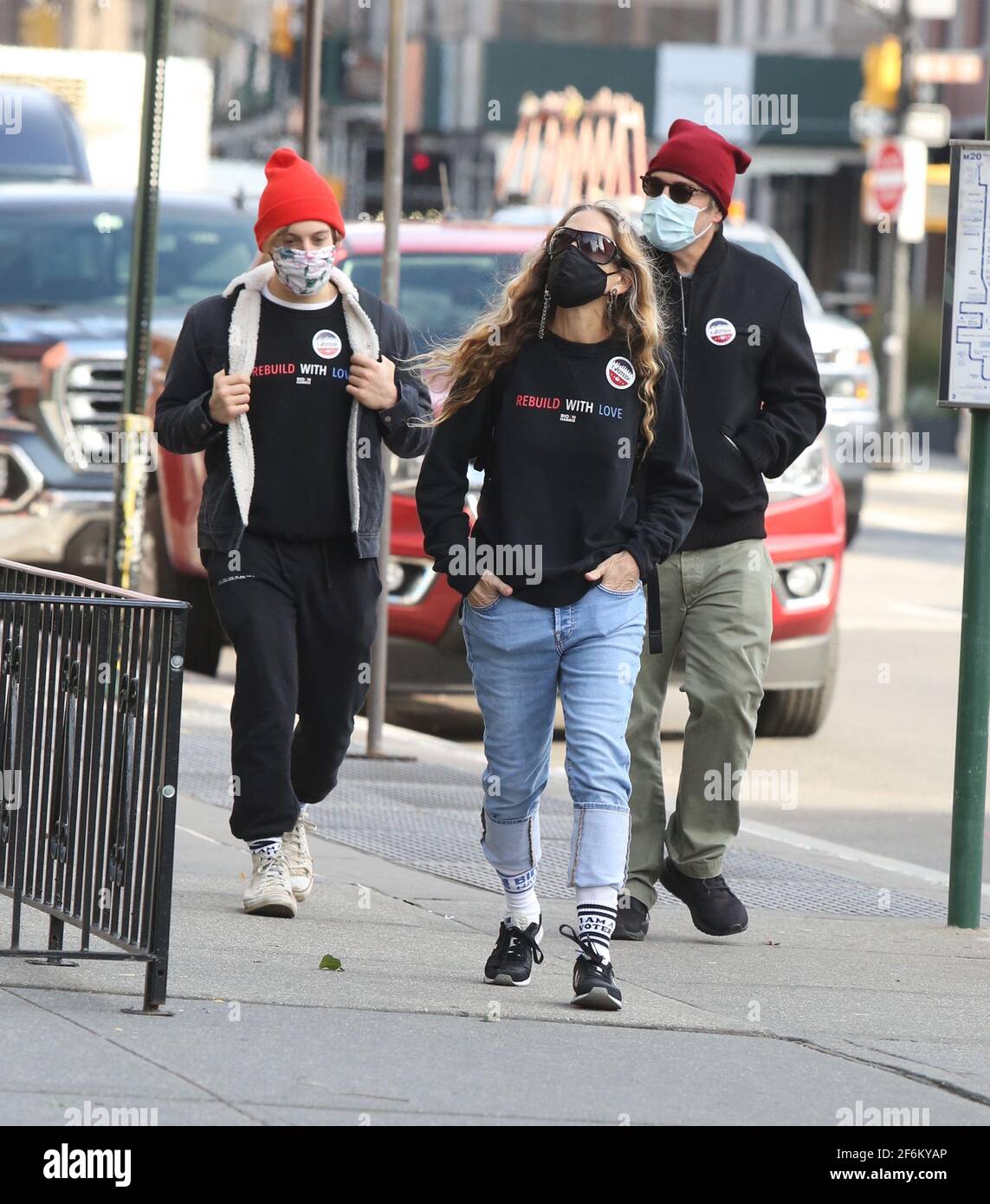 New York - NY - 11/03/2020 - Sarah Jessica Parker and Matthew Broderick ...