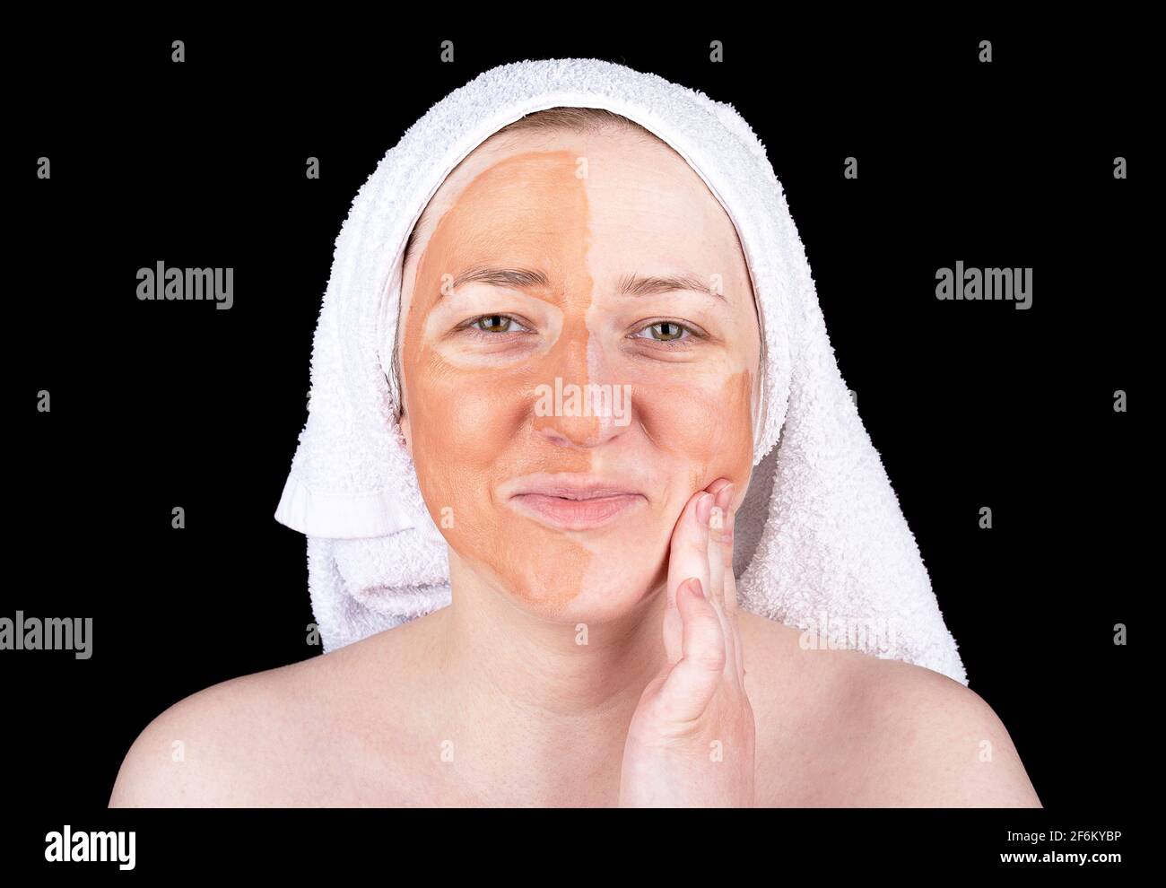 Woman Brown Mask Mud High Resolution Stock Photography and Images - Alamy