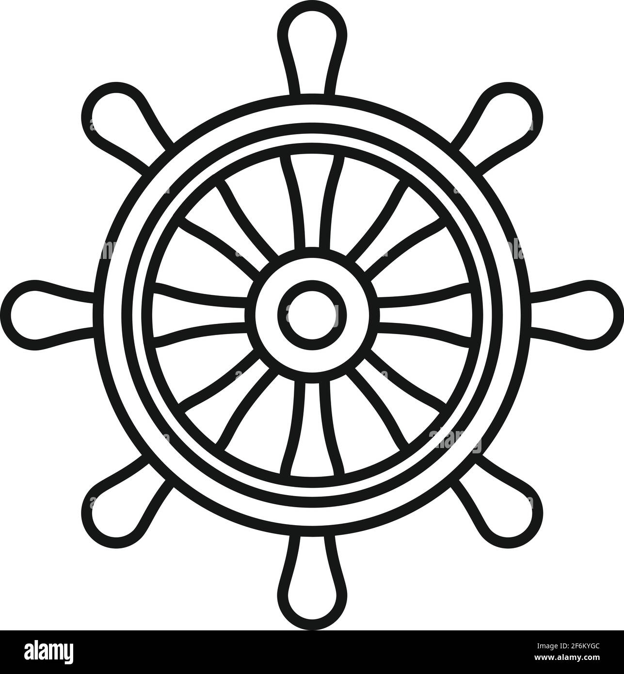 Nautical ship wheel Black and White Stock Photos & Images - Alamy