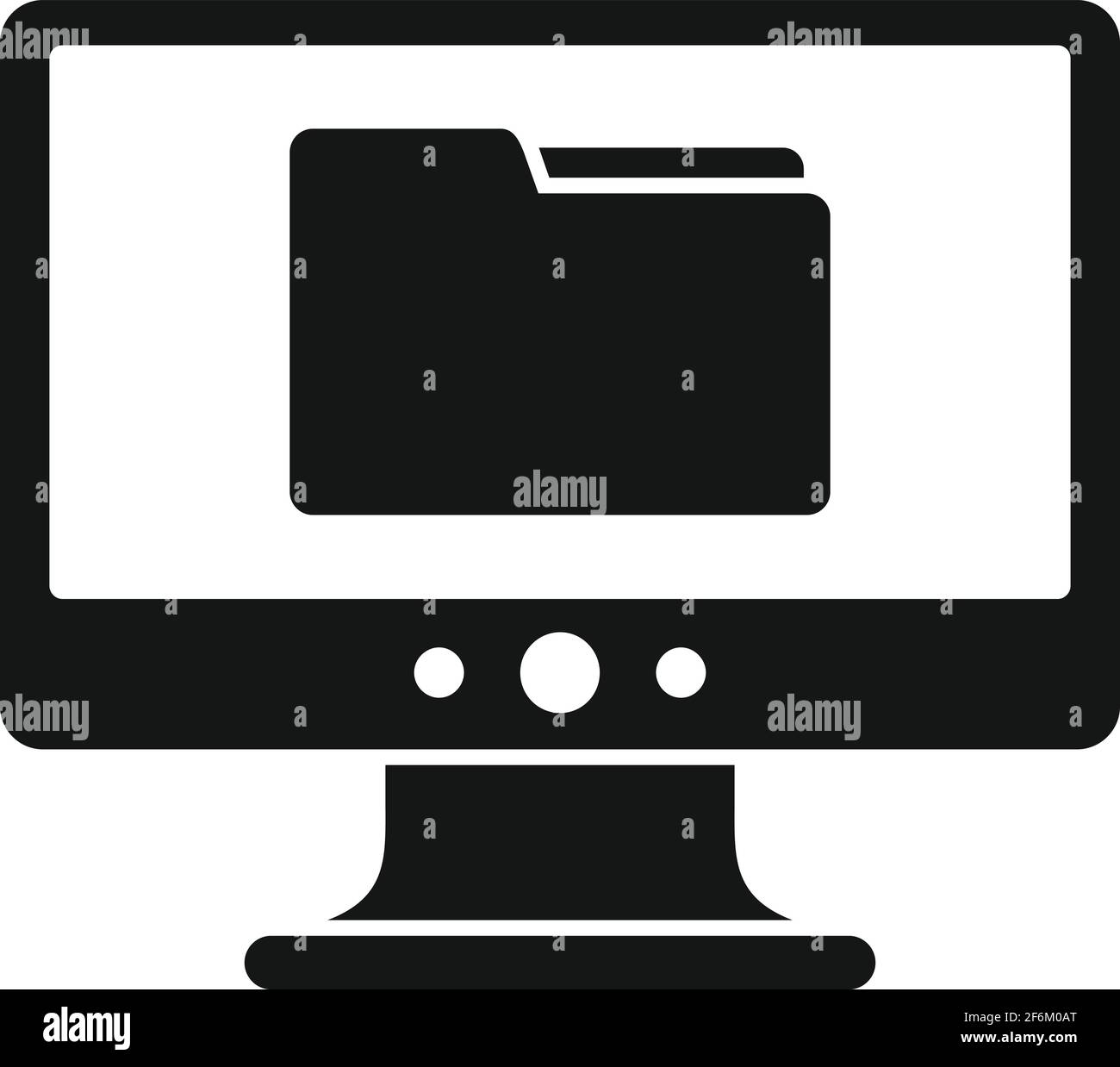 Folder remote access icon, simple style Stock Vector Image & Art - Alamy