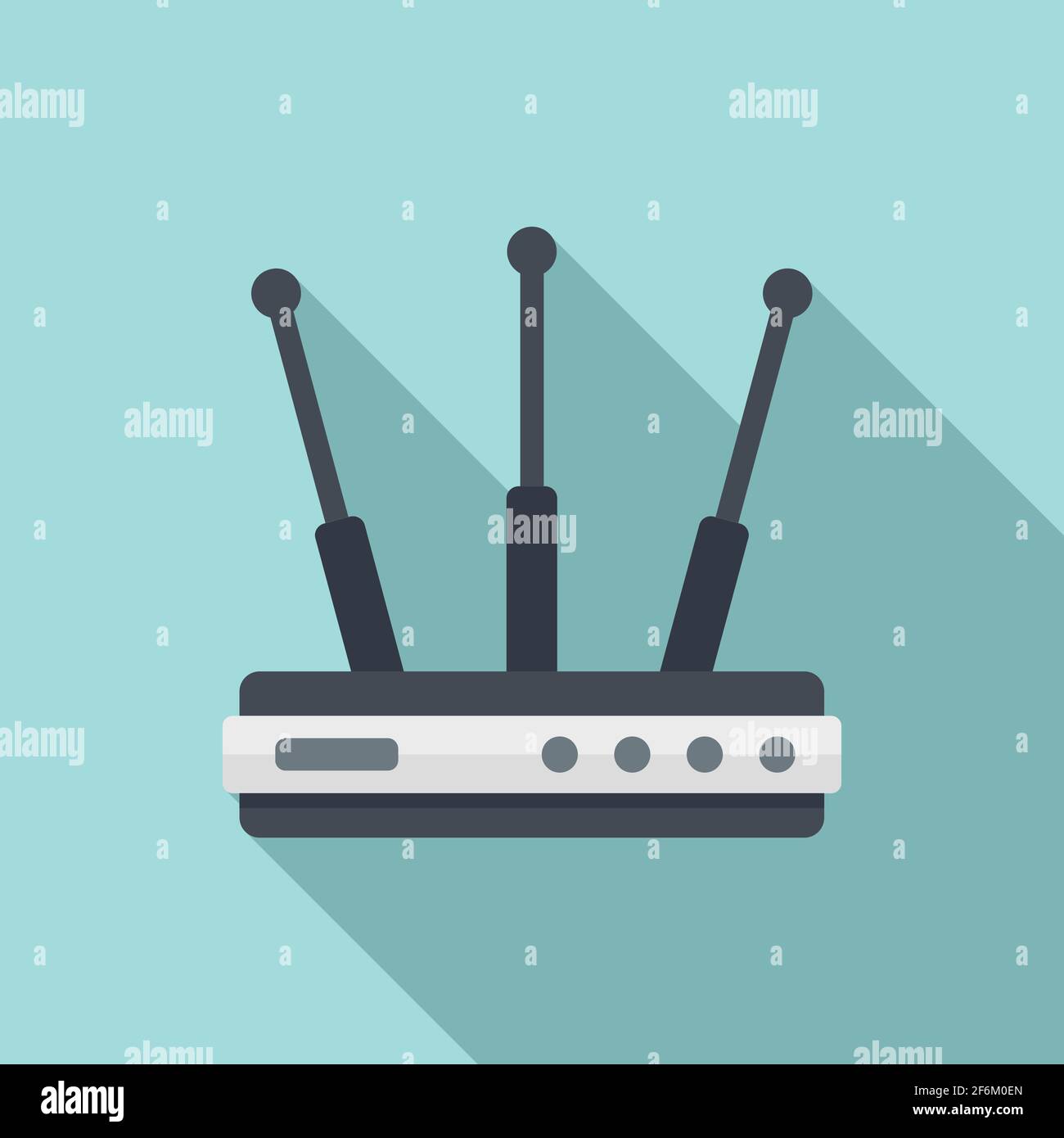 Wifi router icon, flat style Stock Vector Image & Art - Alamy