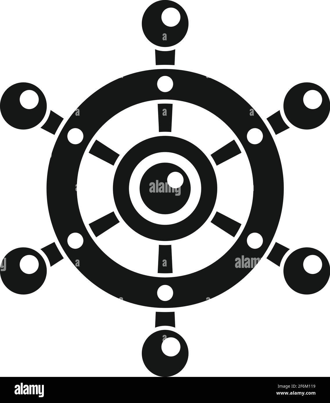 Travel ship wheel icon, simple style Stock Vector Image & Art - Alamy