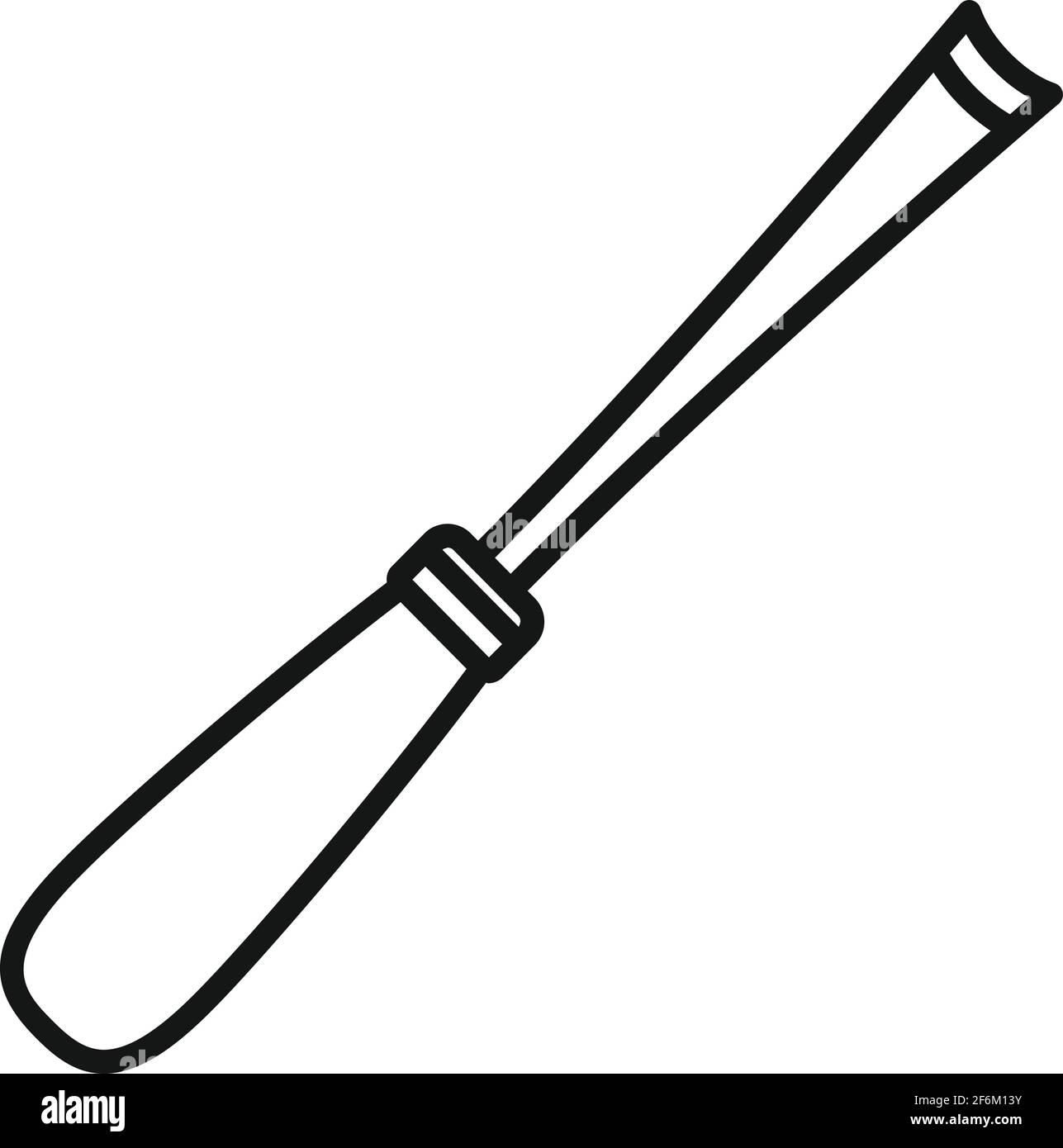 Round chisel icon, outline style Stock Vector Image & Art - Alamy