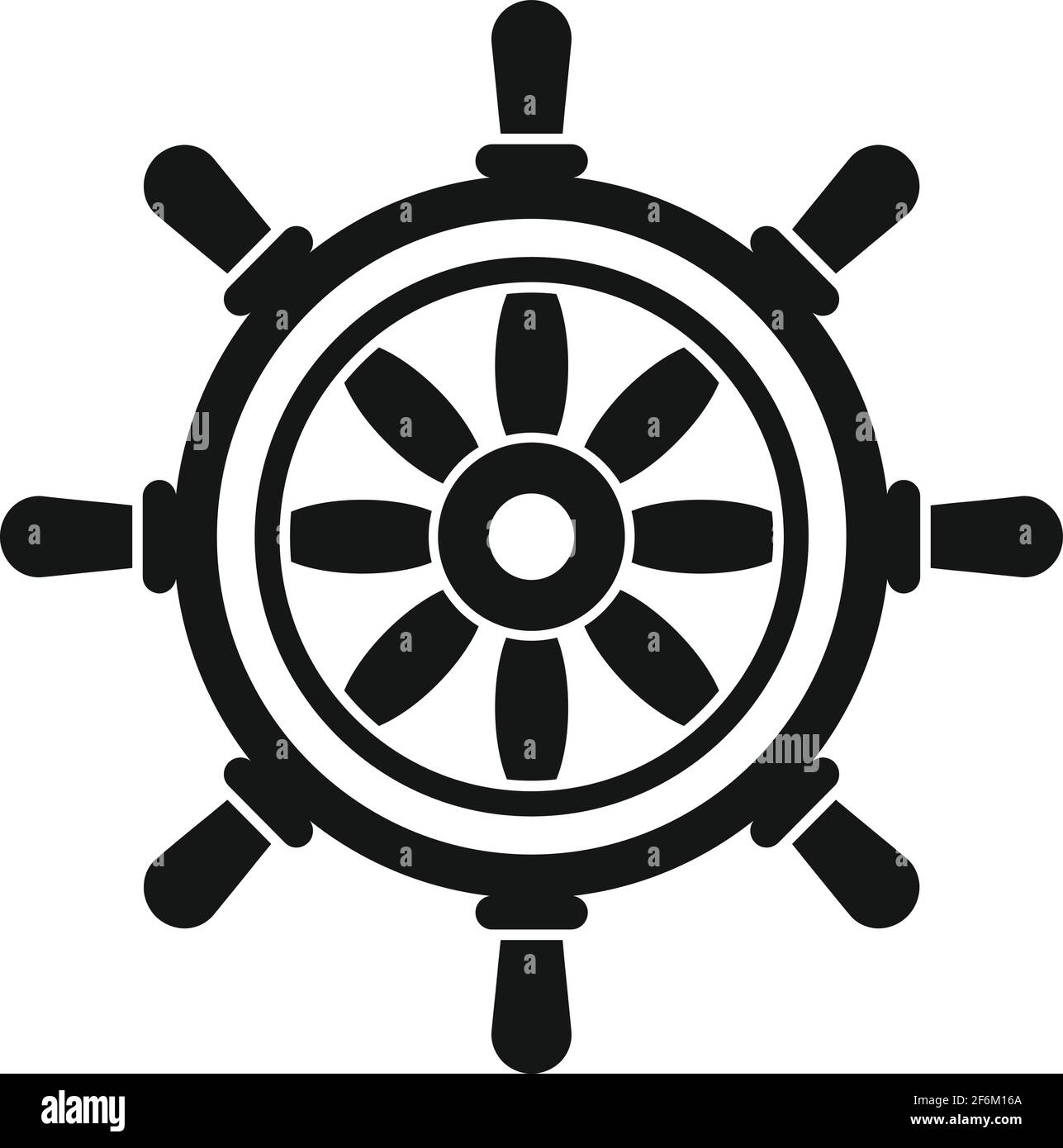 Vessel ship wheel icon, simple style Stock Vector Image & Art - Alamy