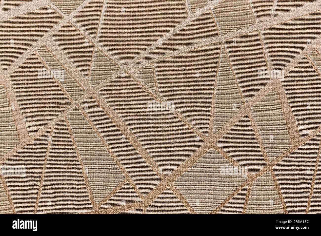 Texture of colored wallpaper with abstract geometric pattern, brown ...