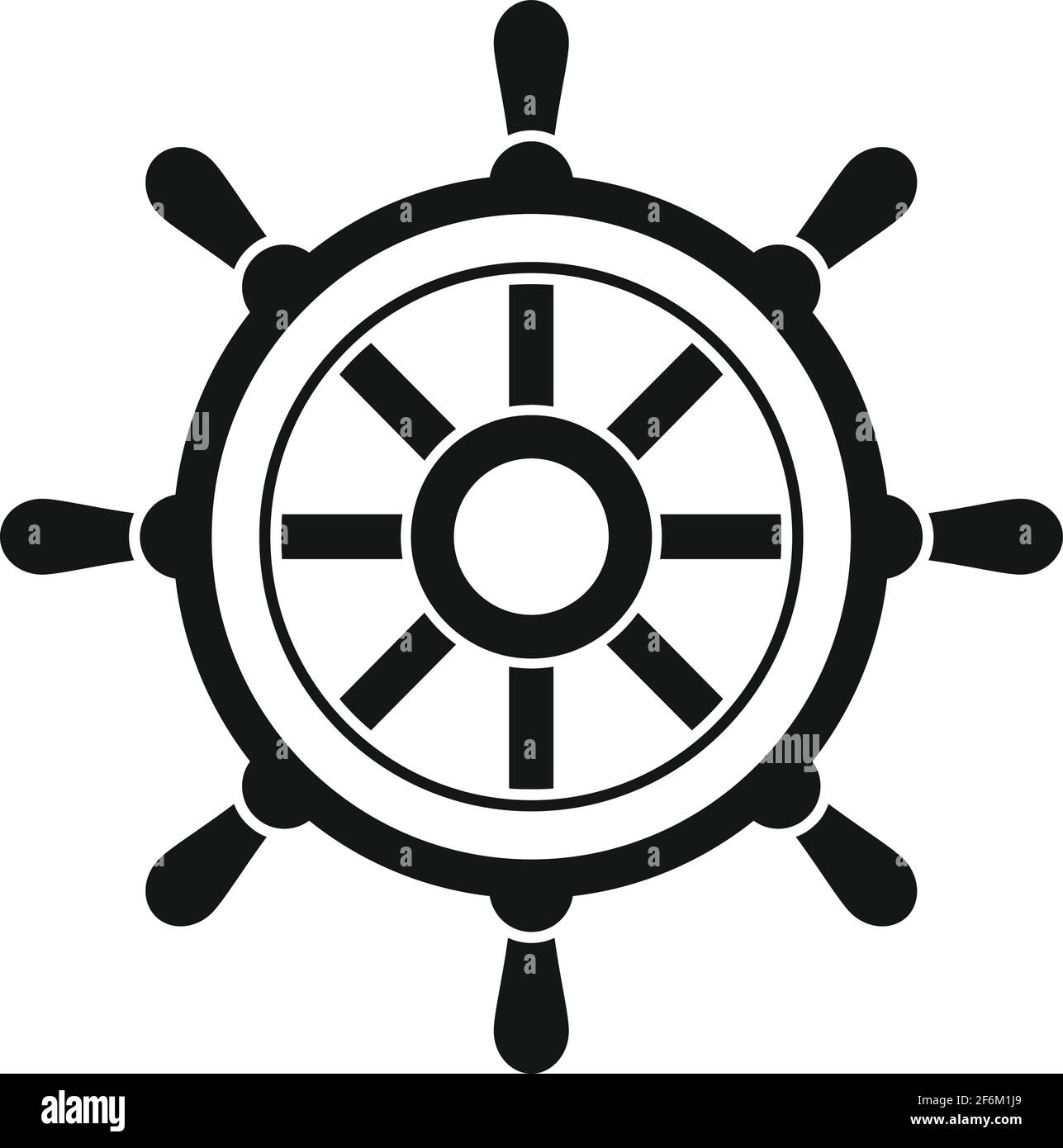 Sailboat Wheel Vector