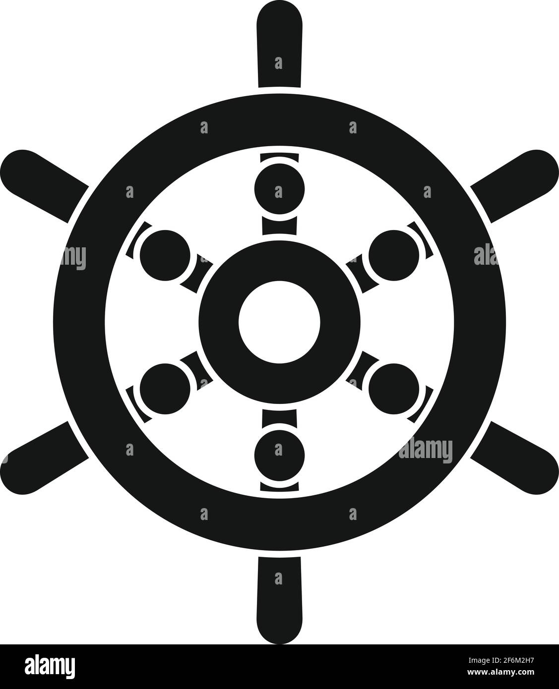 Cruise ship wheel icon, simple style Stock Vector Image & Art - Alamy
