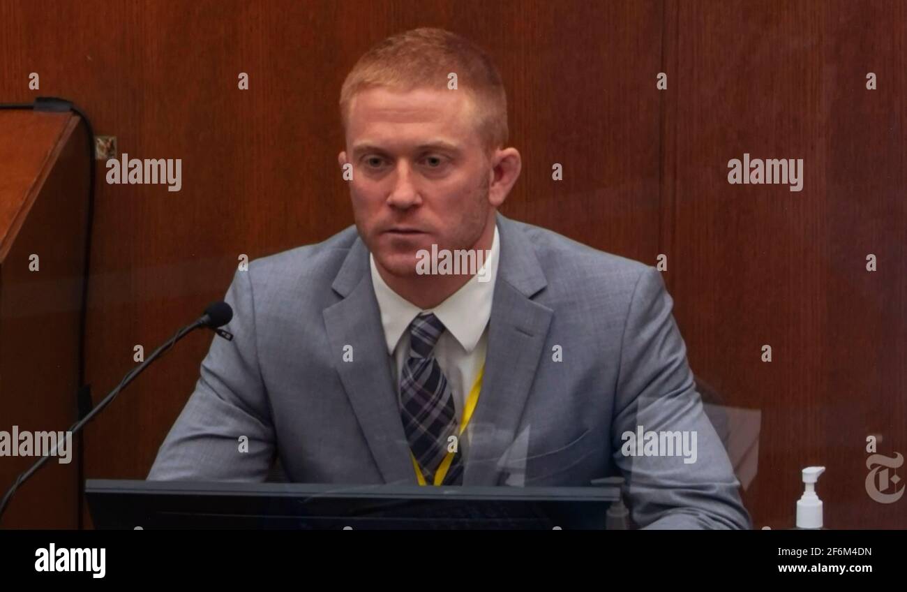 April 01, 2021, Minneapolis, Minnesota, USA - On the fourth day of the ...